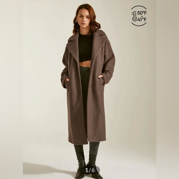 Commense | Jackets & Coats | Commense Oversize Essential Long Coat ...